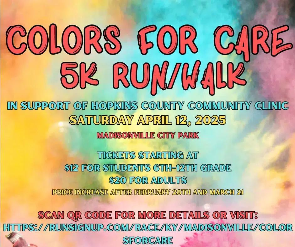 Colors for Care 5K – Visit Madisonville, Ky – Hopkins County